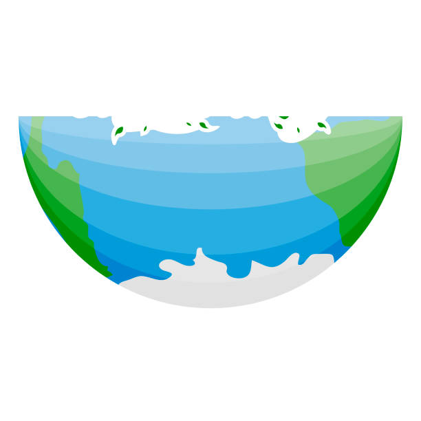 Half World Clipart Colored