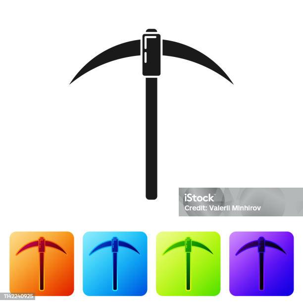 Siyah Pickaxe Simgesi Beyaz Arka Planda Izole Blockchain Teknolojisi ... Siyah Pickaxe Simgesi Beyaz Arka Planda Izole Blockchain Teknolojisi ...