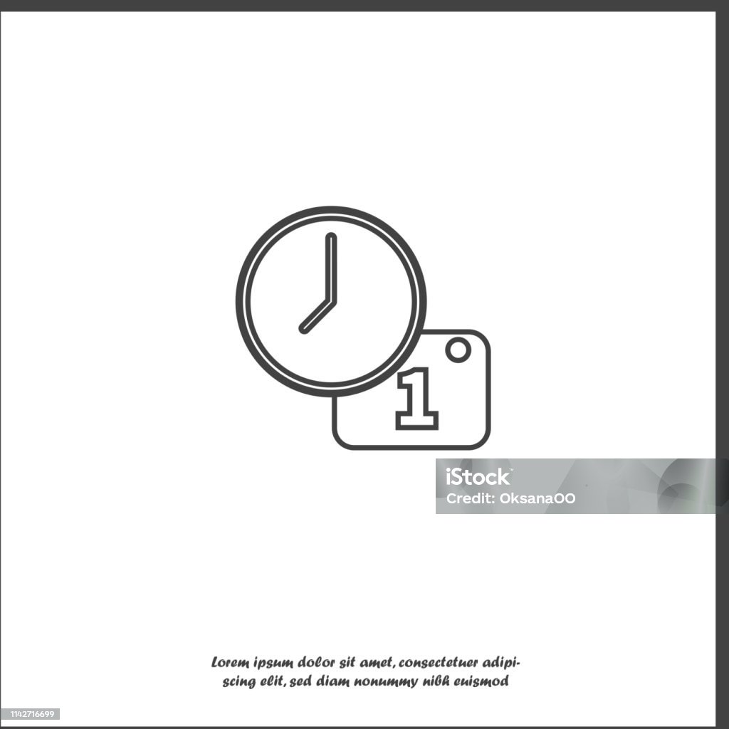 Icône De Lhorloge Vectorielle Et Calendrier Icône De Gestion Du Temps