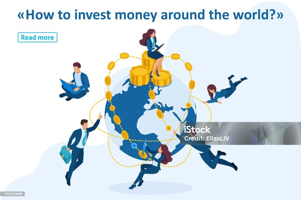 Isometric Template Banner Article International Investment Company ... Isometric Template Banner Article International Investment Company ...
