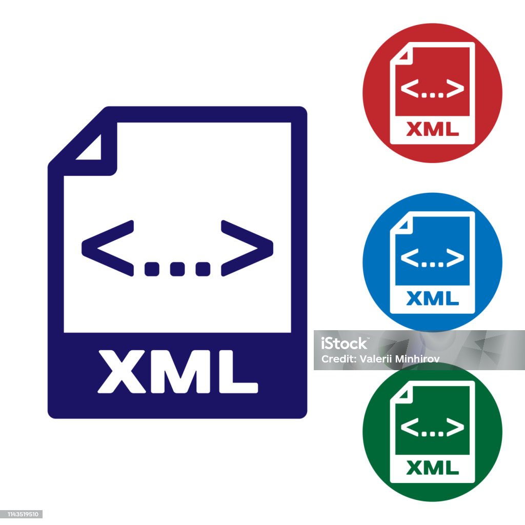 Blue Xml File Document Icon Download Xml Button Icon Isolated On White ... Blue Xml File Document Icon Download Xml Button Icon Isolated On White ...