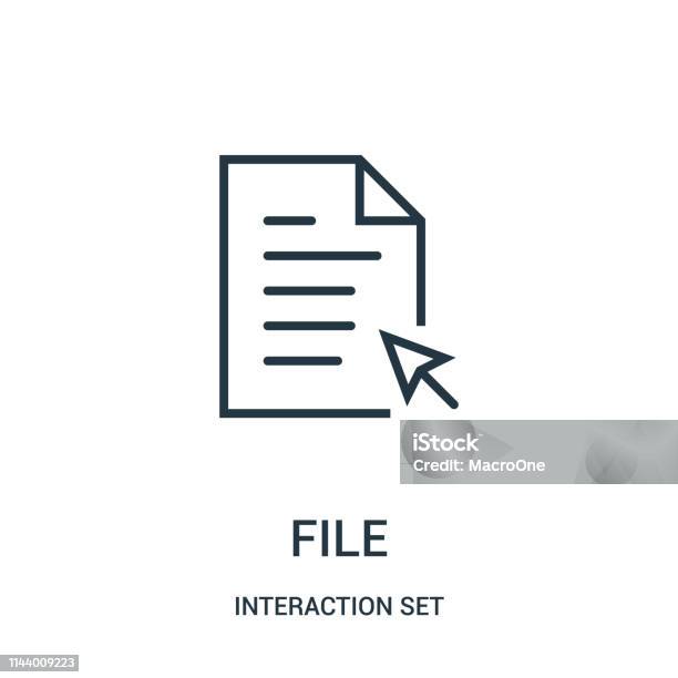 Vektor Ikon File Dari Pengumpulan Kumpulan Interaksi Ilustrasi Vektor ... Vektor Ikon File Dari Pengumpulan Kumpulan Interaksi Ilustrasi Vektor ...