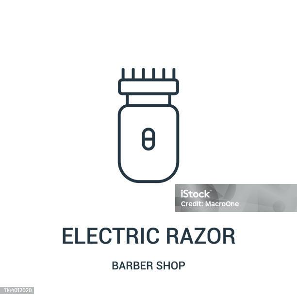 Vektor Ikon Pisau Cukur Listrik Dari Koleksi Barber Shop Garis Tipis ... Vektor Ikon Pisau Cukur Listrik Dari Koleksi Barber Shop Garis Tipis ...