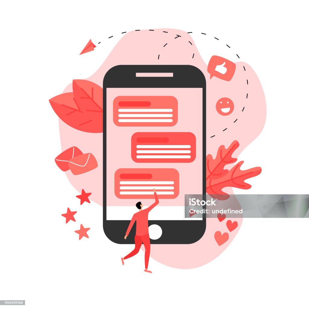 Concept Daffaires Chatbot Communication Avec Chatbot Intelligence