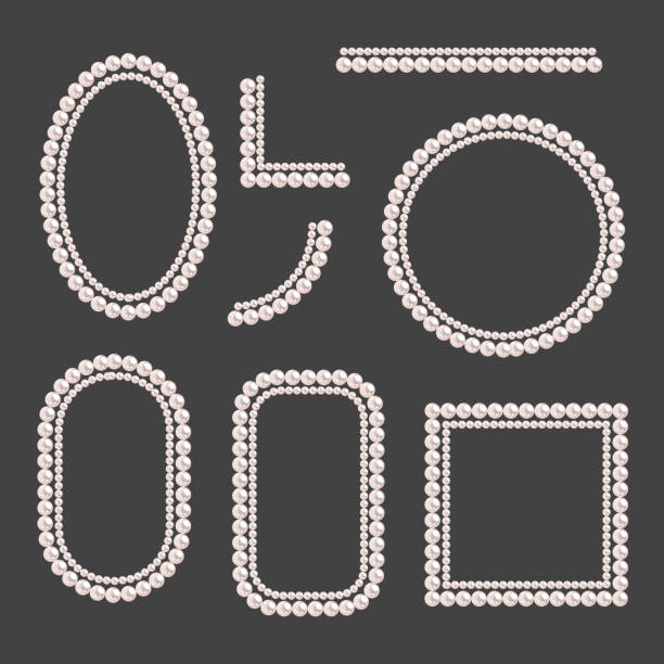 Pearls Border Clip Art