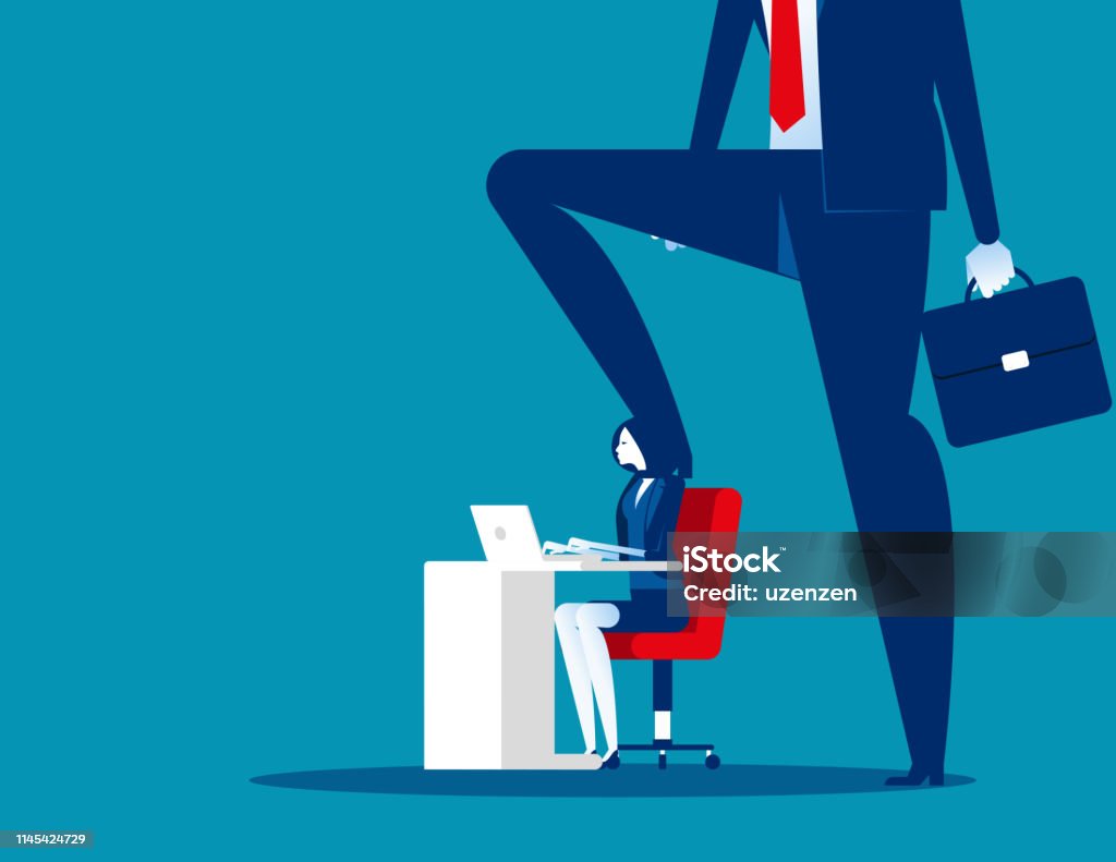 Pression Du Patron Au Travail De Bureau Illustration De Vecteur ... Pression Du Patron Au Travail De Bureau Illustration De Vecteur ...
