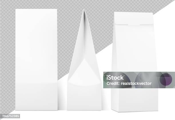 Mockup Kotak Kardus Realistis Tampilan Depan Belakang Dan Samping