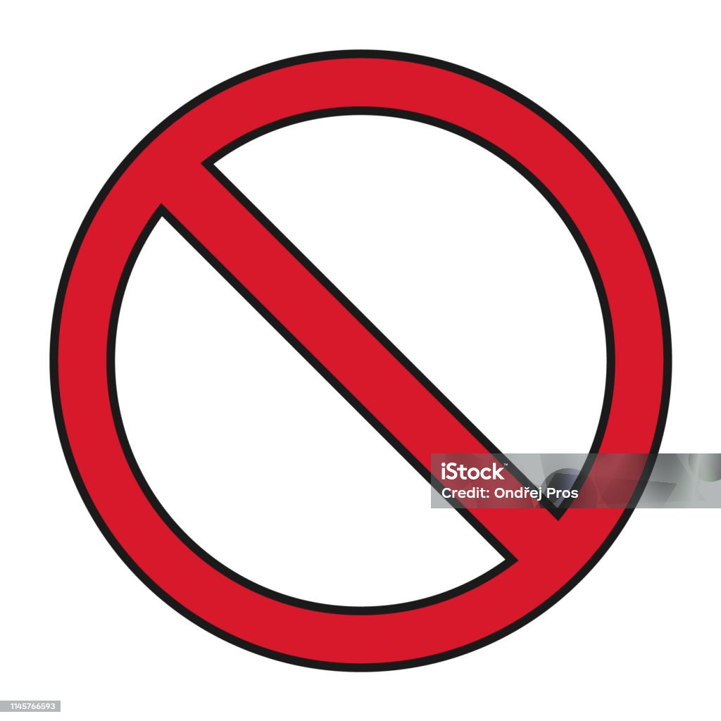 Platte Stop Icoon Geïsoleerd Op Witte Achtergrond Moderne Vector
