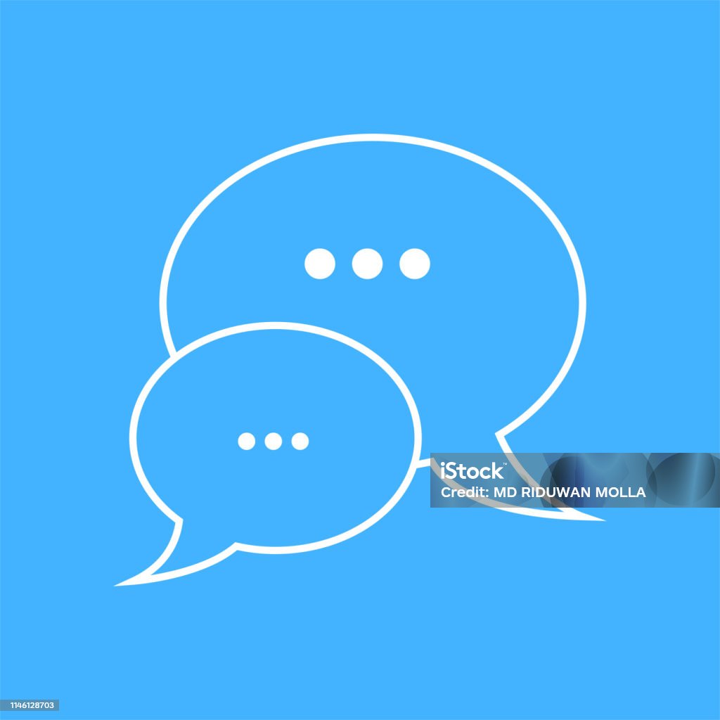 Icône De Signe De Messagevecteur Dicône De Communication Vecteurs