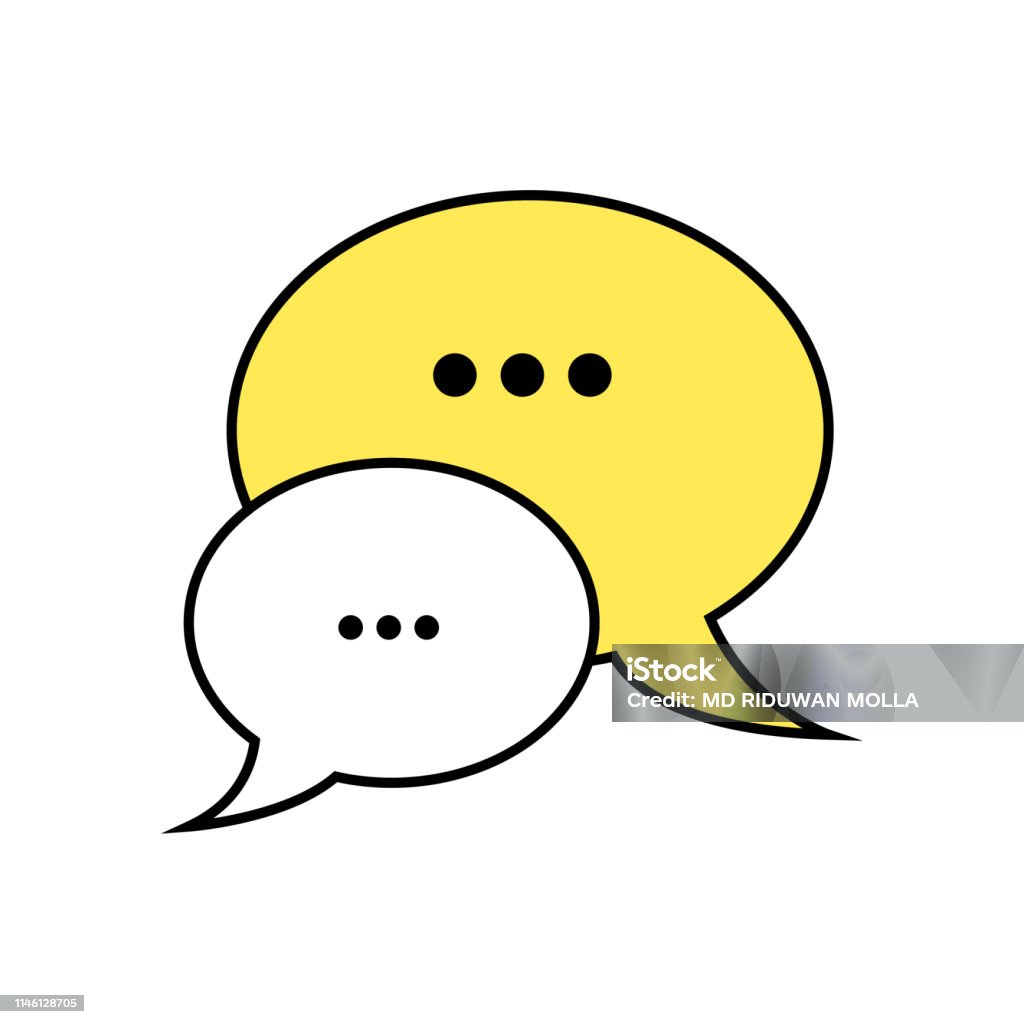 Icône De Signe De Messagevecteur Dicône De Communication Vecteurs
