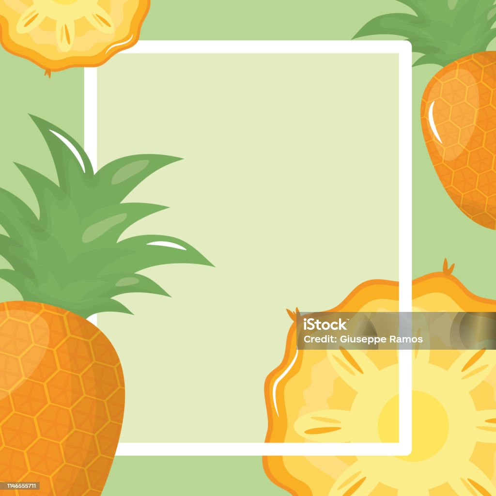 Bingkai Persegi Buah Nanas Segar Ilustrasi Stok - Unduh Gambar Sekarang ... Bingkai Persegi Buah Nanas Segar Ilustrasi Stok - Unduh Gambar Sekarang ...