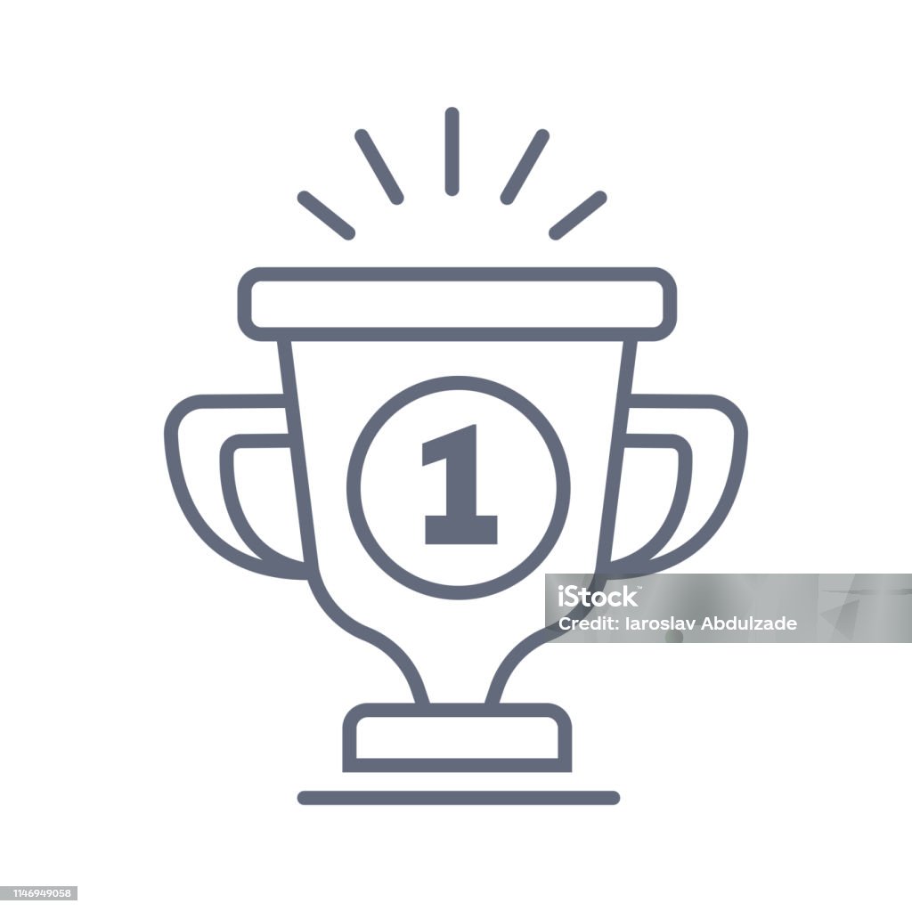 Cup Illustratie Zwartwit Vector Icoon Geïsoleerd Op Witte Achtergrond