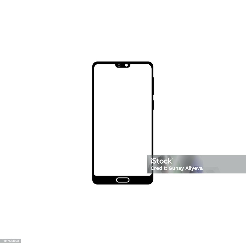 Realistisk Modern Smartphone Isolerad På Vit Bakgrund Mock Up Telefon ... Realistisk Modern Smartphone Isolerad På Vit Bakgrund Mock Up Telefon ...