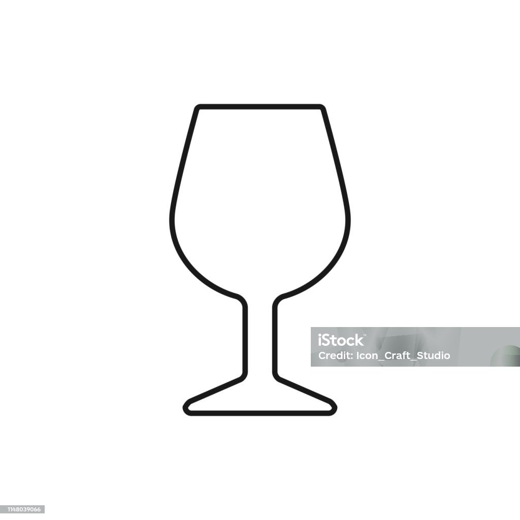 Wine Glass Outline