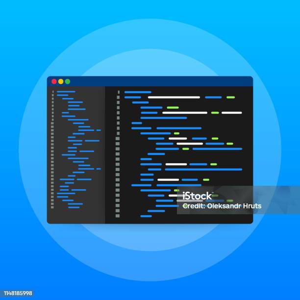 Texte Numérique De Code Java Concept Vectoriel De Codage De Logiciels