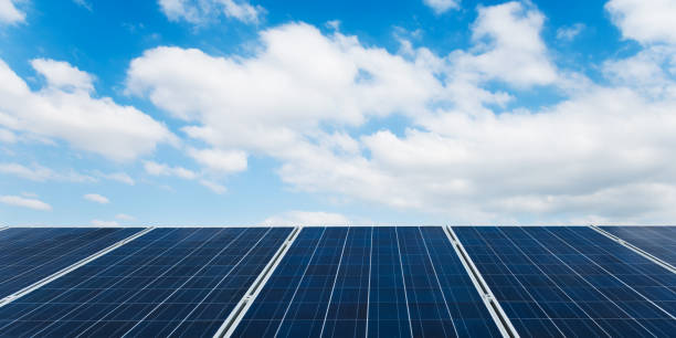 Free Stock Photo of Modern solar panel architecture against sky ...