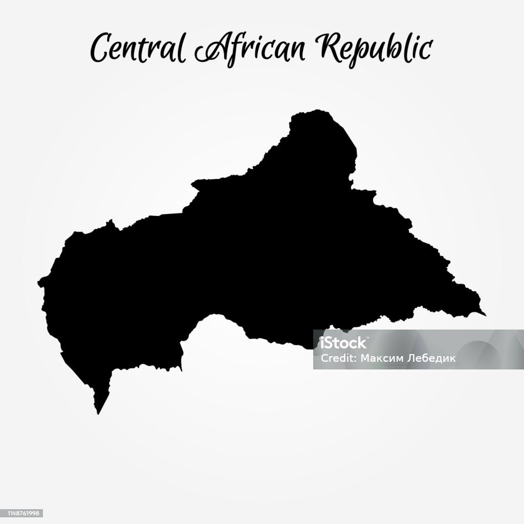 Map Of Central African Republic Stock Illustration Download Image Now