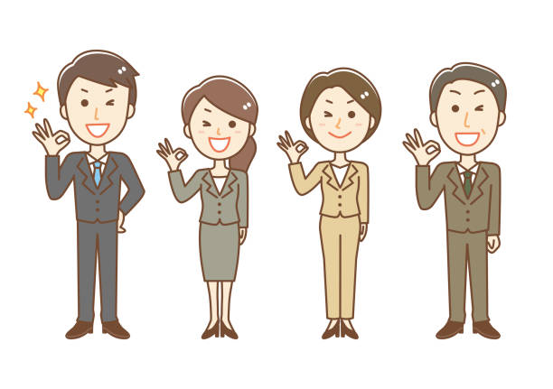 190 Standing Side By Side Business Stock Illustrations Royalty Free Vector Graphics And Clip Art