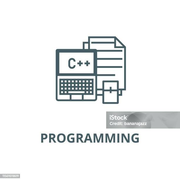Vetores de Programação Coding Caderno Ícone Da Linha Do Vetor Conceito ... Vetores de Programação Coding Caderno Ícone Da Linha Do Vetor Conceito ...