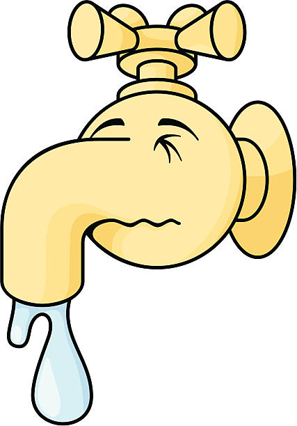 Comic Tropfender Wasserhahn Illustrationen Und Vektorgrafiken Istock