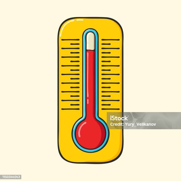 Ilustrasi Gaya Seni Pop Yang Digambar Dengan Tangan Termometer Luar ... Ilustrasi Gaya Seni Pop Yang Digambar Dengan Tangan Termometer Luar ...