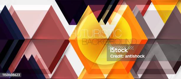 Latar Belakang Abstrak Segi Enam Template Modern Geometris Ilustrasi