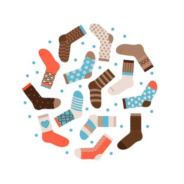 83 700 Chaussette Stock Illustrations Graphiques Vectoriels Libre De