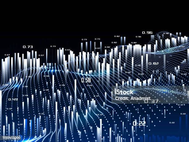 Latar Belakang Infografis Analisis Abstrak Data Penambangan Temporal