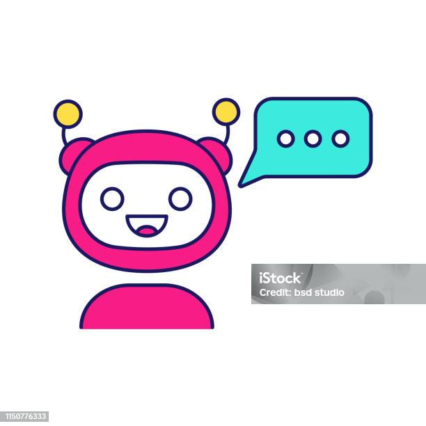 Chatbot Dengan Ikon Gelembung Ucapan Ilustrasi Stok - Unduh Gambar ... Chatbot Dengan Ikon Gelembung Ucapan Ilustrasi Stok - Unduh Gambar ...