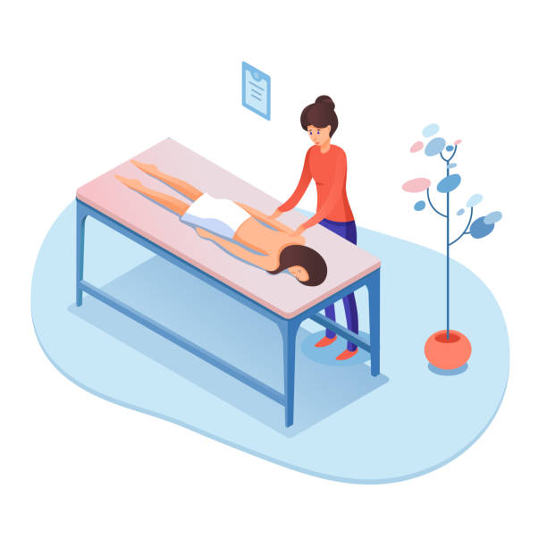 560 Female Body Massage Clip Art Stock Illustrations Royalty Free Vector Graphics And Clip Art