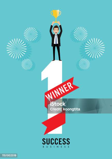 Pengusaha Memegang Piala Konsep Bisnis Karakter Kartun Pengusaha ... Pengusaha Memegang Piala Konsep Bisnis Karakter Kartun Pengusaha ...