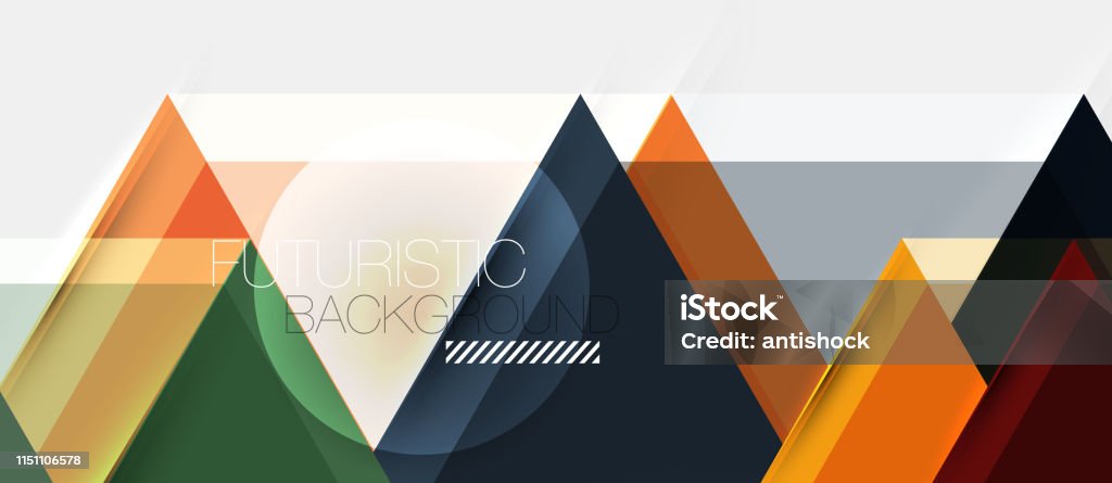 Latar Belakang Abstrak Segi Enam Template Modern Geometris Ilustrasi