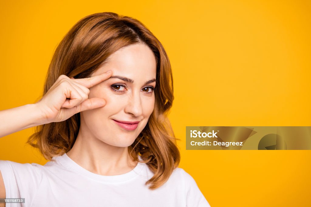 Close Up Photo Beautiful Amazing She Her Lady Hold Arm Hand Face Cheek