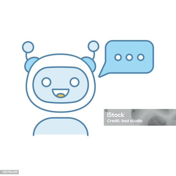 Chatbot Dengan Ikon Gelembung Ucapan Ilustrasi Stok - Unduh Gambar ... Chatbot Dengan Ikon Gelembung Ucapan Ilustrasi Stok - Unduh Gambar ...