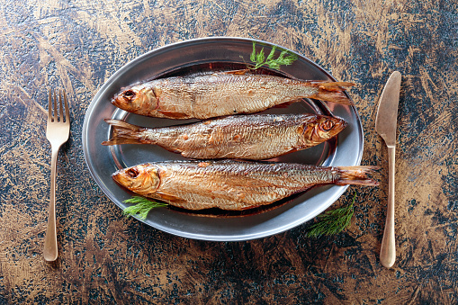 Ikan Haring Asap Dengan Dill Foto Stok Unduh Gambar Sekarang Adas