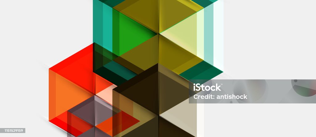 Latar Belakang Abstrak Segi Enam Template Modern Geometris Ilustrasi