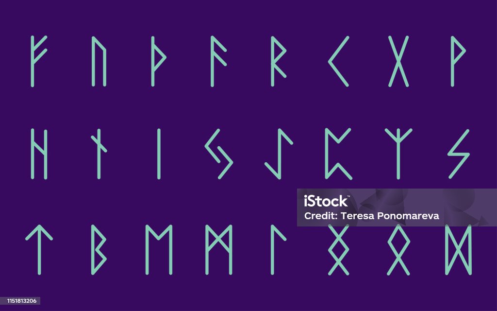 Eski Iskandinav Runes Seti Runik Alfabesi Futhark Eski Gizemli ... Eski Iskandinav Runes Seti Runik Alfabesi Futhark Eski Gizemli ...