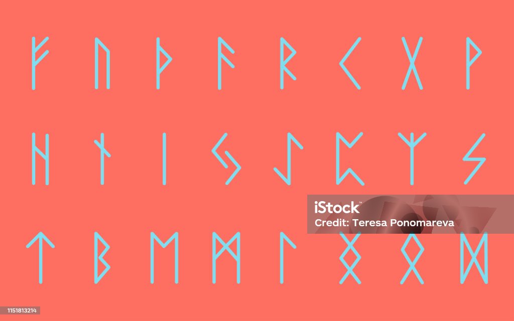 Eski Iskandinav Runes Seti Runik Alfabesi Futhark Eski Gizemli ... Eski Iskandinav Runes Seti Runik Alfabesi Futhark Eski Gizemli ...