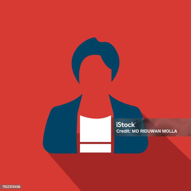 Vetores De Ícone Do Vetor Da Mulher De Negócioícone Liso Dos Avatars