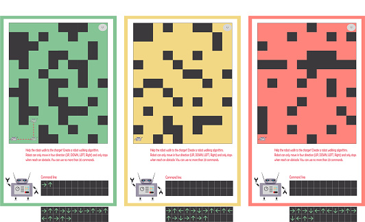 Jeu Déducation Pour Les Enfants Test Iq Créer Un Algorithme De Marche