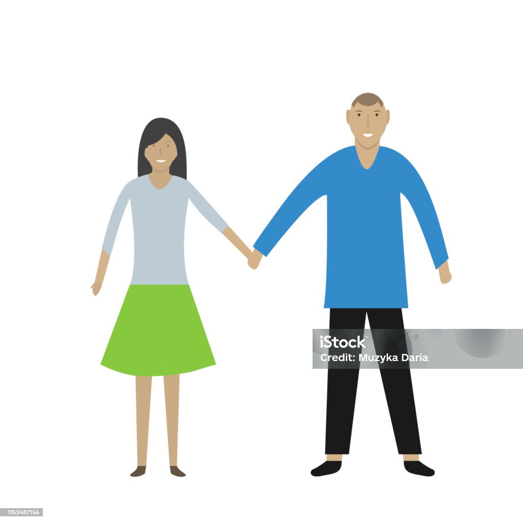 Young Loving Couple Stock Illustration Download Image Now Adult