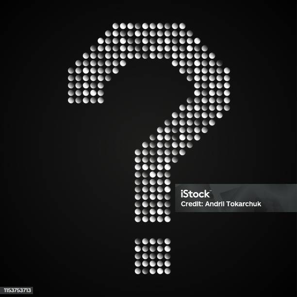Vector Silver Glitter Sequins Sign Question Mark Stock Illustration ... Vector Silver Glitter Sequins Sign Question Mark Stock Illustration ...