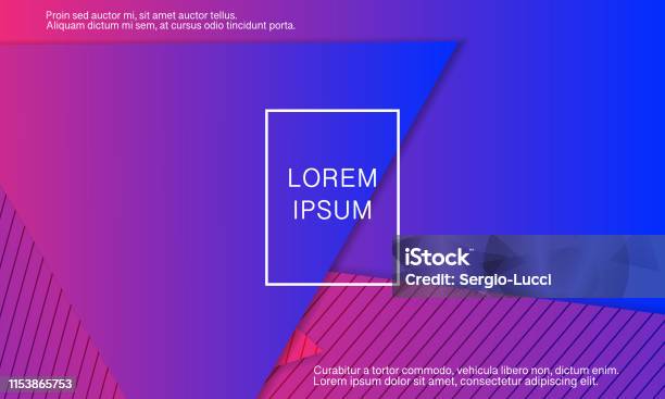 Latar Belakang Geometris Sampul Abstrak Minimal Ilustrasi Stok Unduh