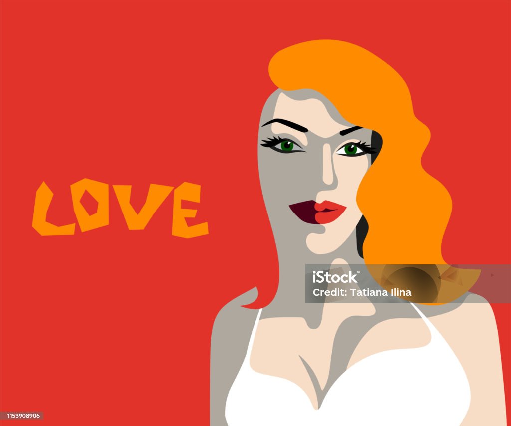 Pop Art Vector Illustration Of A Woman Stock Illustration Download