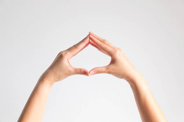 Free Stock Photo of Two Hands Forming Triangle With Fingers | Download ...
