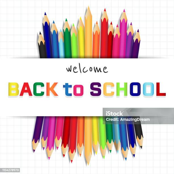 Retour À Lécole Fond De Concept Déducation Avec Des Icônes Et Des