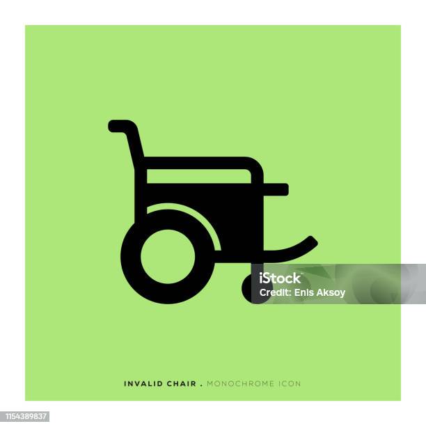 Invalid Chair Icon Stock Illustration - Download Image Now - Disability ... Invalid Chair Icon Stock Illustration - Download Image Now - Disability ...