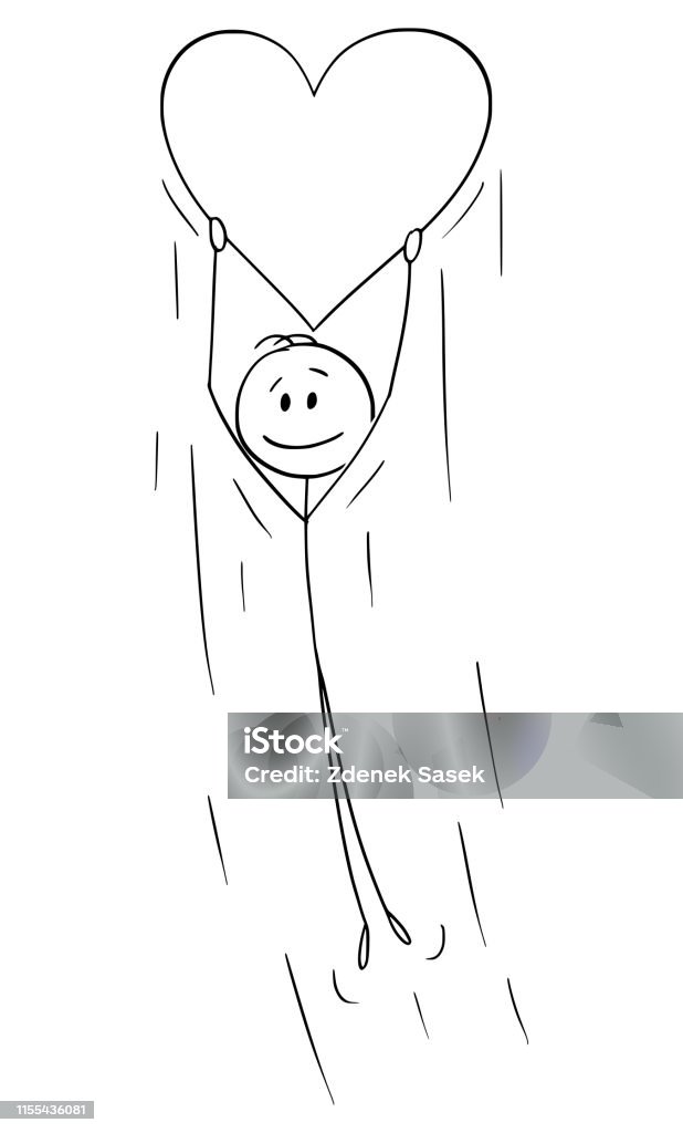 Kartun Vektor Pria Cinta Memegang Balon Jantung Terbang Besar Ilustrasi ... Kartun Vektor Pria Cinta Memegang Balon Jantung Terbang Besar Ilustrasi ...