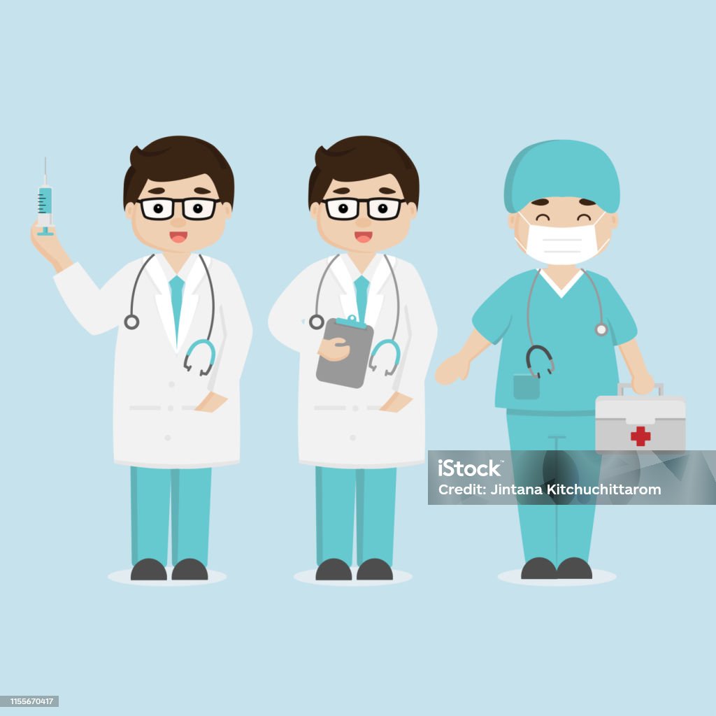 Konsep Tim Staf Medis Di Rumah Sakit Dokter Dan Perawat Karakter Kartun ... Konsep Tim Staf Medis Di Rumah Sakit Dokter Dan Perawat Karakter Kartun ...