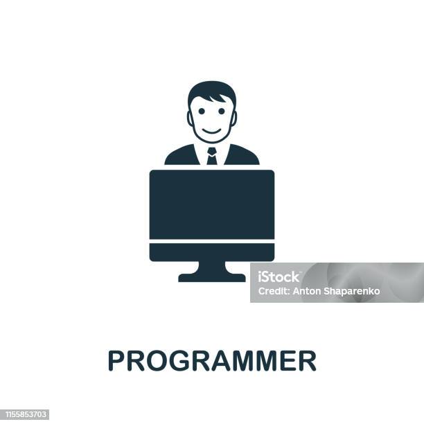 Programmer Icon Creative Element Design From Programmer Icons Collection Pixel Perfect